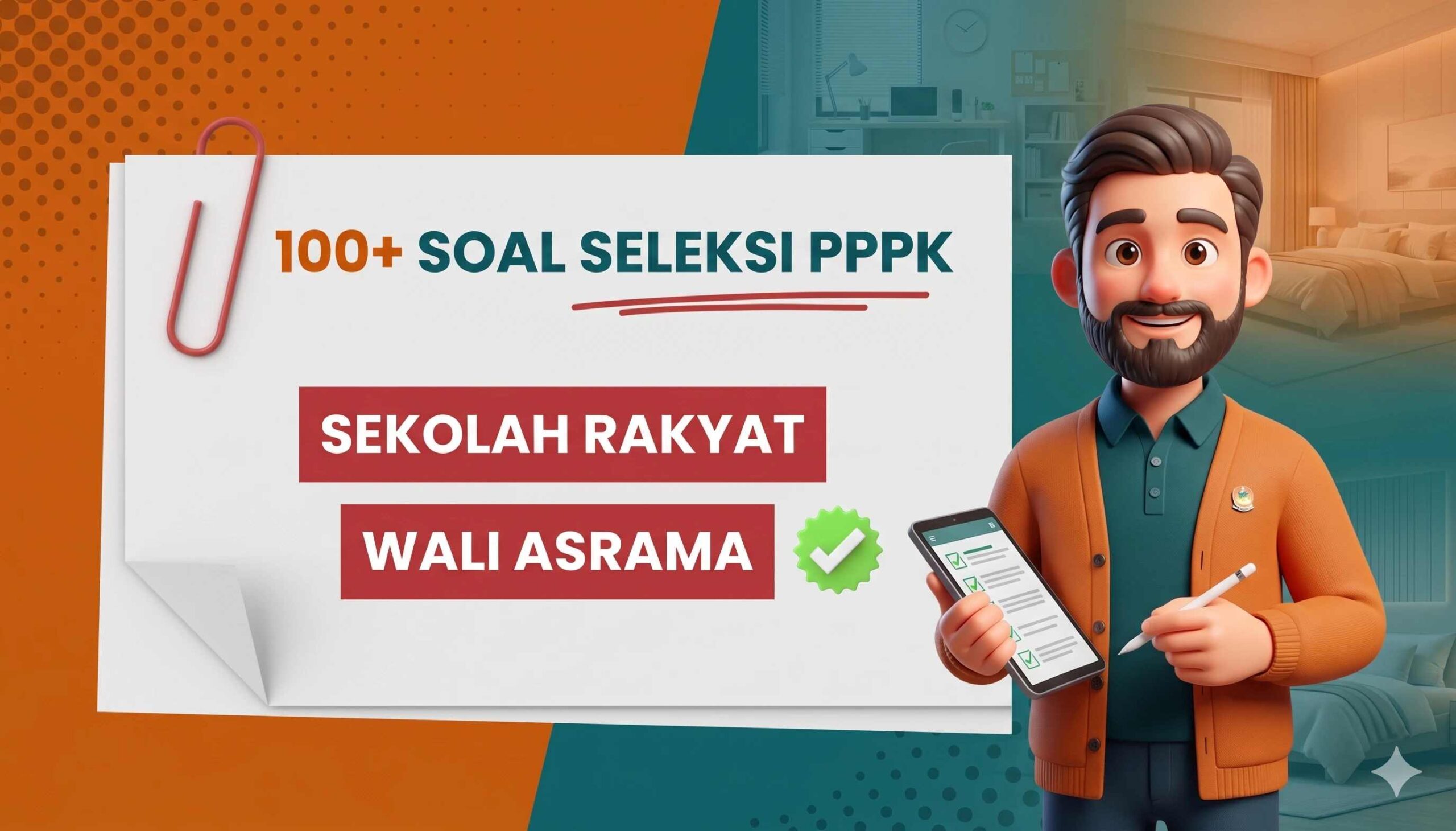 100+ Soal Seleksi PPPK Sekolah Rakyat Kementerian Sosial Formasi Wali ...
